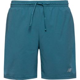 New Balance Funktionsshorts Herren - Gr&ouml;&szlig;e L - blau
