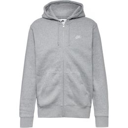 Nike Club Sweatjacke Herren - Gr&ouml;&szlig;e L - grau