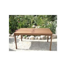 Sedex Gartentisch New Jersey 150 x 85 cm natur massiv