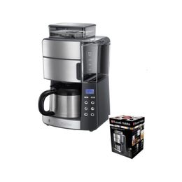 Russell Hobbs 25620-56 Grind & Brew Thermo-Kaffeeautomat mit Mahlwerk Edelstahl / schwarz