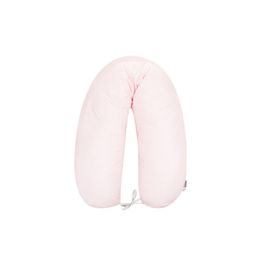 Kikkaboo Stillkissen Dream Big 150 cm lang, 100% Baumwolle, Bezug abnehmbar rosa