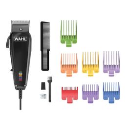 WAHL Multi Cut 3027683 Tierhaarschneider (Kabelgebunden, f&uuml;r kleine bis mittelgro&szlig;e Haustiere, verstellbarer Taper mit 3 Schnittl&auml;ngen (0,8/1,5/1,8mm), Schnittbreite 40 mm, 7 farbcodierte Aufsteckk&auml;mme (3, 6, 10, 13, 16, 19, 22 mm), Kabell&auml;nge 2,4 m, oszil