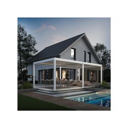 Weide E-Deluxe elektrische Pergola Voll-Aluminium 3,6x7,2m mit Lamellendach wei&szlig;?