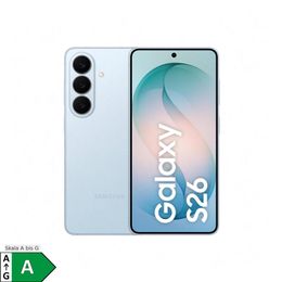 Samsung Galaxy S26 512GB 5G, Sky Blue Smartphone (6,3 Zoll, 50 MP, Triple-Kamera, 4.300-mAh, Deca-Core, Fingerabdrucksensor, Gesichtserkennung, hellblau)