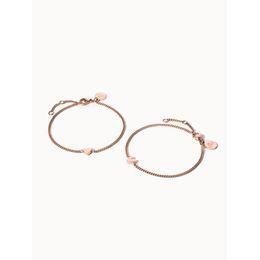 PURELEI Tiny Heart Armband Set