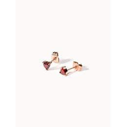 PURELEI Red Heart Ohrringe mit Zirkonia Steinen