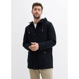 bonprix Winter-Parka mit Teddy-Kapuze, schwarz, Gr.58, Sch&ouml;ner Winter-Parka mit Teddyfutter in der Kapuze, aus 100% Baumwolle