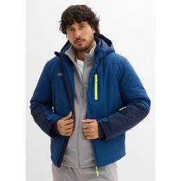 bonprix Wasserdichte Funktions-Jacke, blau, Gr.48/50 (M), moderne wattierte Funktionsjacke aus wasserabweisendem Material