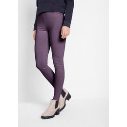 bonprix Leggings (2er-Pack), blau, Gr.36/38 (S), Komfortable Basic-Leggings mit Elastikbund, lang, 95% Baumwolle (organic)