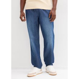 bonprix Leichte Classic Fit Schlupfjeans Tapered (2er Pack), blau, Gr.54, Super bequeme Schlupfjeans im 2er-Pack in Classic Fit und Washed Effekt, aus 100% Baumwolle