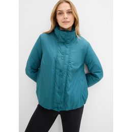 bonprix Wasserabweisende Funktions-Jacke 2in1 Optik, petrol, Gr.44, Wasserabweisende Funktions-Jacke, 2in1 Optik