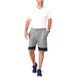Herren Freizeithose mit weitenregulierbarem Bund grau-meliert, Gr&ouml;&szlig;e 48/50