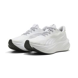 Trainingsschuh Puma "Maxima Pro Laufschuhe Erwachsene", Damen, Gr. 41, wei&szlig; feather gray schwarz, Obermaterial: Textil, Synthetik. Futter: Textil. Innensohle: Textil. Laufsohle: Gummi, Schuhe