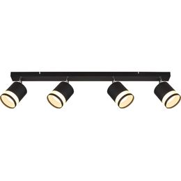 Globo LIGHTING Deckenstrahler "LUCERO", schwarz, 1 Stk., Leuchten, Deckenspot/schwarz/3000K/Wohnzimmer/Flur, Deckenstrahler