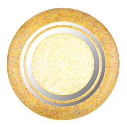 Globo LIGHTING LED Deckenleuchte "RADA", wei&szlig;, 1 Stk., Leuchten, Deckenlampe/rund/Wohnzimmer/Schlafzimmer/Kristalle bunt, LED Deckenleuchte