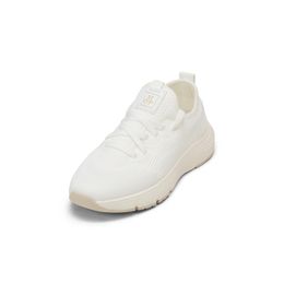 Marc O'Polo MARC O'POLO Damen Sneaker "aus recyceltem Polyester", Gr. 40wei&szlig;, Obermaterial: 100% Polyester, unifarben, Schuhe