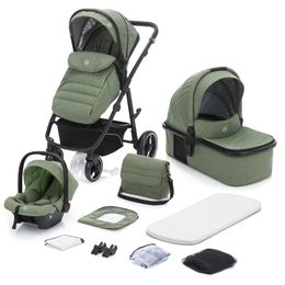 Kombi-Kinderwagen fillikid "Jaguar", Kinder, gr&uuml;n (gr&uuml;n melange), Polyester, Stahl, Kinderwagen