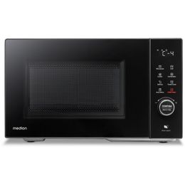 Medion Mikrowelle "MD 12031 mit Grill und Hei&szlig;luftfunktion", schwarz, B:46,9cm H:28cm T:41,5cm, Mikrowellen, 23 L, 5 Leistungsstufen, 11 Automatikpogramme, Auftaufunktion, Mikrowelle