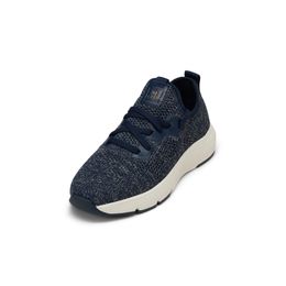 Marc O'Polo Sneaker MARC O'POLO "aus recyceltem Polyester", Damen, Gr. 36, navy melange, Obermaterial: 100% Polyester, unifarben, Schuhe Sneaker
