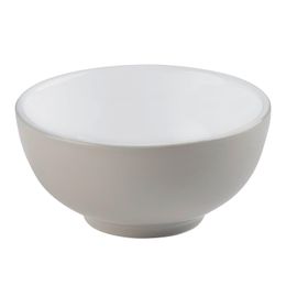 Schale APS "SNUG", taupe, B:12cm H:6cm T:12cm &Oslash;:12cm, Porzellan, Sch&uuml;sseln, Schale, Porzellan &Oslash; 12 cm, 250ml, stapelbar, sp&uuml;lmaschinengeeignet