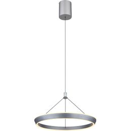 Globo LIGHTING LED Pendelleuchte "FERRA", grau matt, Leuchten, H&auml;ngelampe/H&auml;ngeleuchte/Wohnzimmer/Esstisch/elegant, LED Pendelleuchte
