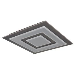 Globo LIGHTING LED Deckenleuchte "JAYDEN", schwarz (anthrazit geb&uuml;rstet), 1 Stk., Leuchten, Deckenlampe, modern, Designlampe, Wohnzimmer, Schlafzimmer, LED Deckenleuchte