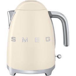 Smeg Wasserkocher "KLF03CREU", beige (cr&egrave;me), B:22,3cm H:24,8cm T:17,1cm, Wasserkocher