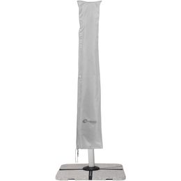 Schutzplane Schneider Schirme "813-40", bunt (silberfarben, grau), B:57cm L:240cm, Baumwolle, Planen, f&uuml;r Ampelschirme bis &Oslash; 400 cm, aus Polyester