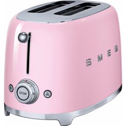 Smeg Toaster "TSF01PKEU", rosa, B:32,5cm H:19,8cm T:19,5cm, Toaster