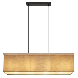 Globo LIGHTING H&auml;ngeleuchte "OSSI", schwarz, 1 Stk., Leuchten, H&auml;ngelampe/Pendelleuchte/Esszimmer/Wohnzimmer/Esstisch, H&auml;ngeleuchte