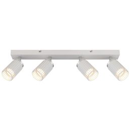 Globo LIGHTING Deckenstrahler "KORBEN", wei&szlig; matt, H: 15,5cm, 1 Stk., Leuchten, Spot Deckenspot Flur Schlafzimmer Wohnzimmer, Deckenstrahler