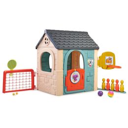 Spielhaus Feber "Casual Activity 6 in 1", bunt, Spielh&auml;user, KinderB:138cm H:124cm T:232cm, Kunststoff, Spielhaus, Made in Europe, B:138cm H:124cm T:232cm