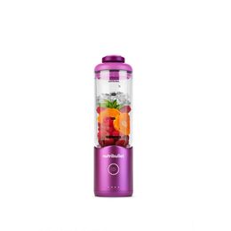 NUTRIBULLET Smoothie-Maker "Flex NBP013VT - zerkleinert Eis & gefrorene Fr&uuml;chte, Violett", violett, B:8,2cm H:39cm T:8,2cm, Zerkleinerer, 590ml, BPA-frei mit Trinkdeckel, USB-C & Trageschlaufe, 15+ Mixzyklen