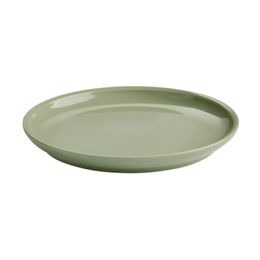 Teller APS "SNUG", gr&uuml;n, B:20,5cm H:2cm L:20,5cm &Oslash;:20,5cm, Porzellan, Speiseteller, &Oslash; 20,5 cm, H: 2 cm, Porzellan, 6 St&uuml;ck
