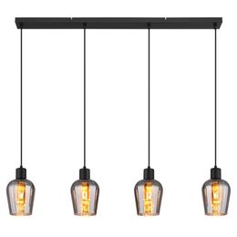 Globo LIGHTING H&auml;ngeleuchte "RYAN", schwarz, 1 Stk., Leuchten, H&auml;ngelampe/Pendelleuchte/Esszimmer/Wohnzimmer/Esstisch, H&auml;ngeleuchte