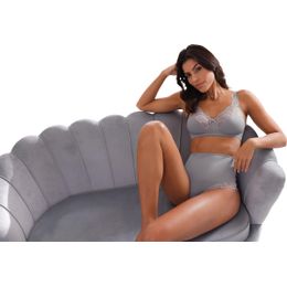 w&auml;schepur Damen BH ohne B&uuml;gel steingrau, Gr&ouml;&szlig;e 100B
