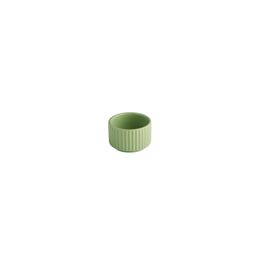 Schale APS "THE GRID", gr&uuml;n, B:6cm H:4cm T:6cm &Oslash;:6cm, Porzellan, Sch&uuml;sseln, Schale, Porzellan, Farbe sand, stapelbar