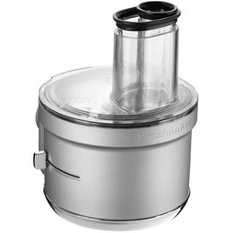 KitchenAid Zerkleinereraufsatz "5KSM2FPA Food-Processor-Vorsatz", silber (silberfarben), B:25,9cm H:24,6cm T:17,5cm, K&uuml;chenmaschinen-Aufs&auml;tze, passt nicht f&uuml;r 5KSM7990X