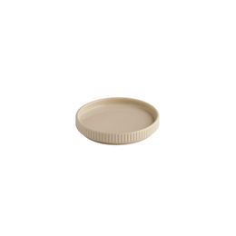 Teller APS "THE GRID", sand, B:14cm H:2,5cm L:14cm &Oslash;:14cm, Glas, Speiseteller, Glas, 6 St&uuml;ck