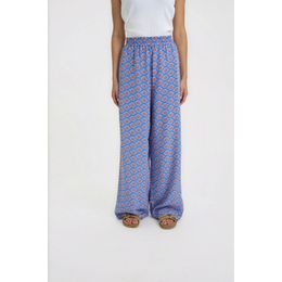 Smith & Soul Schlupfhose SMITH & SOUL, Damen, Gr. M, Normalgr&ouml;&szlig;en, indigo, Web, Material: 100% Viskose, bedruckt, regular fit lang, Hosen Schlupfhose, mit Elastikbund