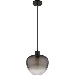 NOWA Pendelleuchte "TOY", schwarz (rauchfarben), 1, &Oslash; 29cm H: 120cm, 1 Stk., Leuchten, H&auml;ngeleuchte, H&auml;ngeleuchte, Wohnzimmer, Esstisch, Pendelleuchte