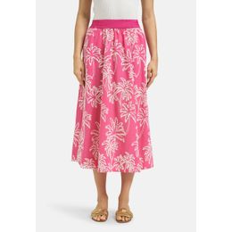 Sommerrock Milano Italy, Damen, Gr. 40, pink, Web, Material: 100% Baumwolle, bedruckt, regular fit, R&ouml;cke, mit Taschen