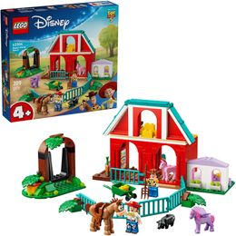 Konstruktionsspielsteine Lego "Blazes Pferderanch (43304), Lego Disney Pixar", bunt, Spielbausteine, Kinder, Kunststoff