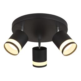Globo LIGHTING Deckenstrahler "LUCERO", schwarz, 1 Stk., Leuchten, Deckenspot/schwarz/3000K/Wohnzimmer/Flur, Deckenstrahler