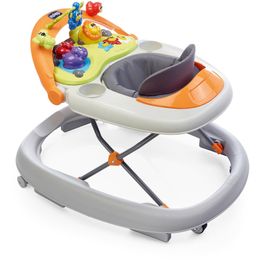 Lauflernhilfe Chicco "Walky Talky, Grey", bunt (bunt, grau), Lauflernhilfen, KinderB:47cm H:45cm T:81cm, Kunststoff, B:47cm H:45cm T:81cm