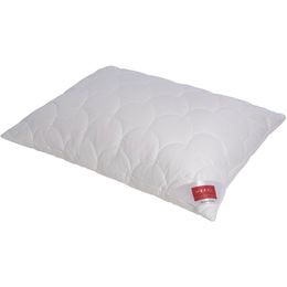 Synthetikkopfkissen Hefel "Edition 101", wei&szlig;, B:80cm L:40cm, Bezug Au&szlig;enkissen: 100% Baumwolle. F&uuml;llung: 100% Polyester. Steppf&uuml;llung Au&szlig;enkissen: 100% Lyocell (TENCEL&trade;), Kopfkissen