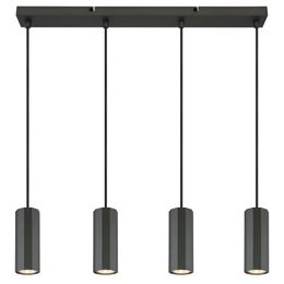 Globo LIGHTING H&auml;ngeleuchte "JAMES", grau matt, &Oslash; 6cm H: 120cm, 1 Stk., Leuchten, H&auml;ngelampe/Pendelleuchte/Esszimmer/Wohnzimmer/Esstisch, H&auml;ngeleuchte