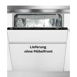 Beko vollintegrierbarer Geschirrsp&uuml;ler "BDIN38561C", Energieeffizienz: A (A-G), silber (wei&szlig;), B:59,8cm H:81,8cm T:55cm, Geschirrsp&uuml;ler, Intensive Reinigung auch in Ecken dank CornerIntense Technologie