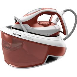 Tefal Dampfb&uuml;gelstation "Express Power, 6,3 Bar Druck, 1,8 L Wassertank, Kalk-Kollektor", orange (terrakotta, wei&szlig;), Dampfb&uuml;gelstationen, 420 g/Min. extra Dampfsto&szlig;, ideal f&uuml;r alle Textilien, SV8110