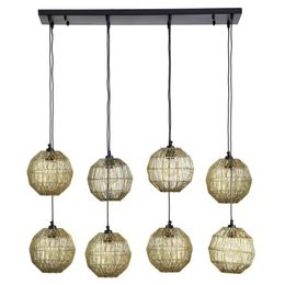 Globo LIGHTING H&auml;ngeleuchte "HERMI II", altmessing, 1 Stk., Leuchten, Pendelleuchte / Wohnbereich / altmessing / Metallgeflecht / Kugeln, H&auml;ngeleuchte